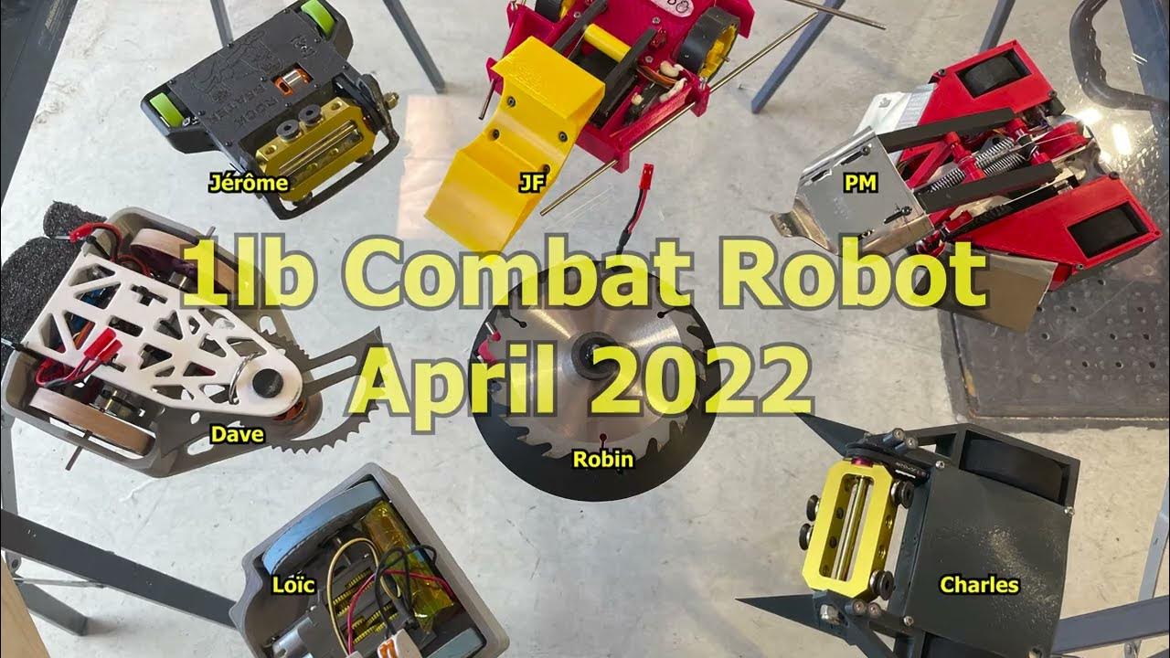 1lb Combat robot best Shots - YouTube