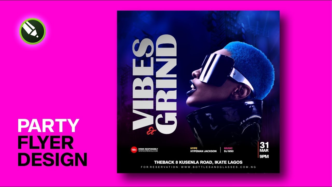 How to Design a Party Flyer | CorelDraw Tutorial - YouTube