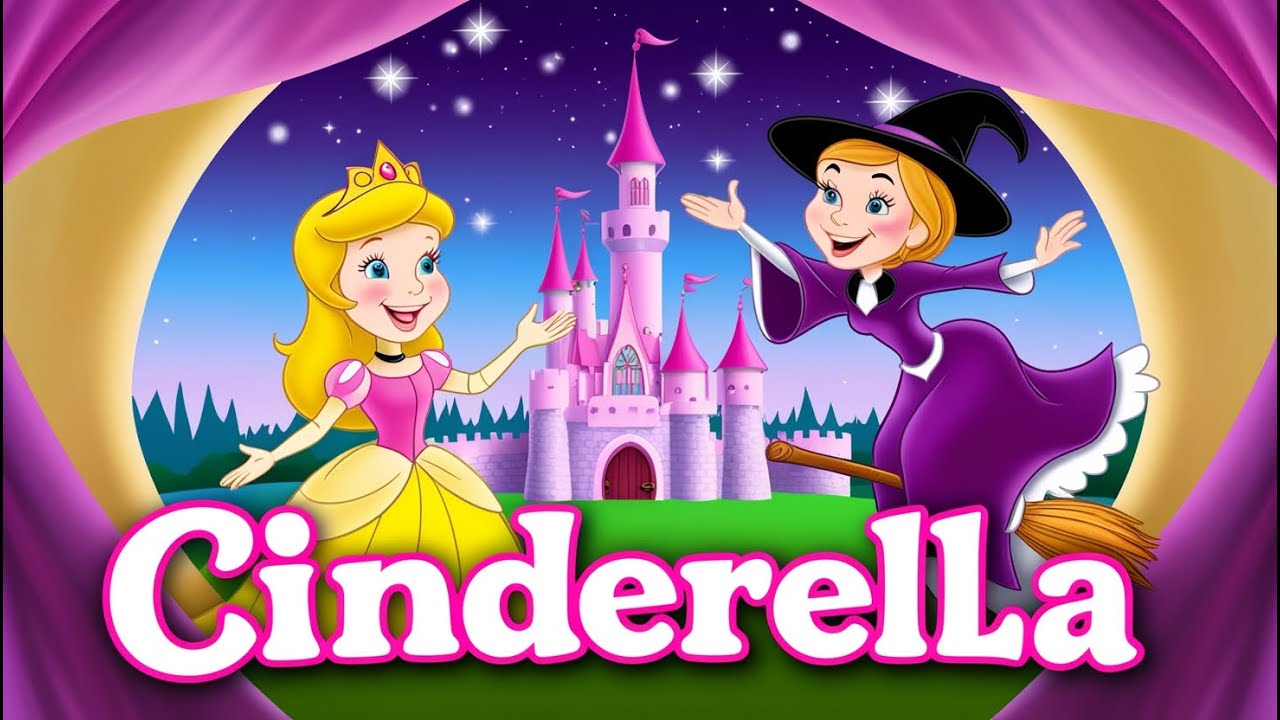 Cinderella and magic broom | bedtime story for kids in english | moral ...