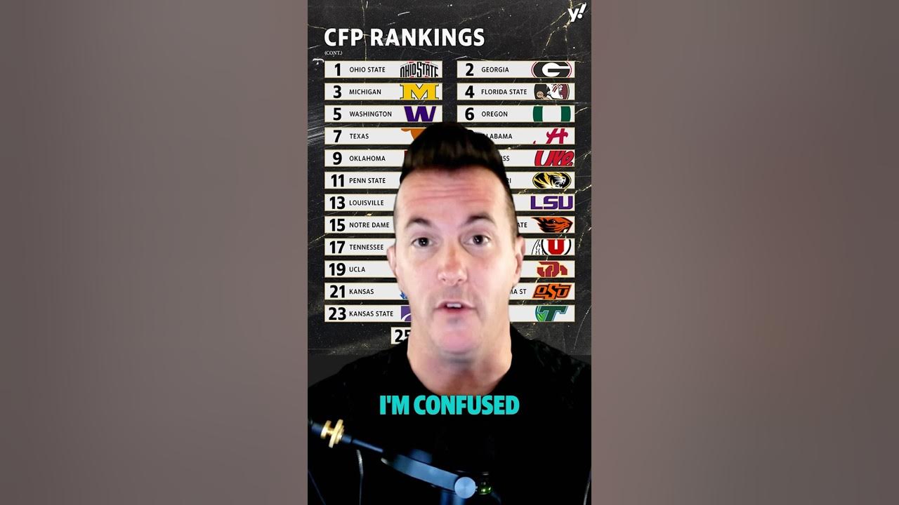 Did the College Football Playoff Committee get it right? 🤔 #collegefootball #rankings - YouTube