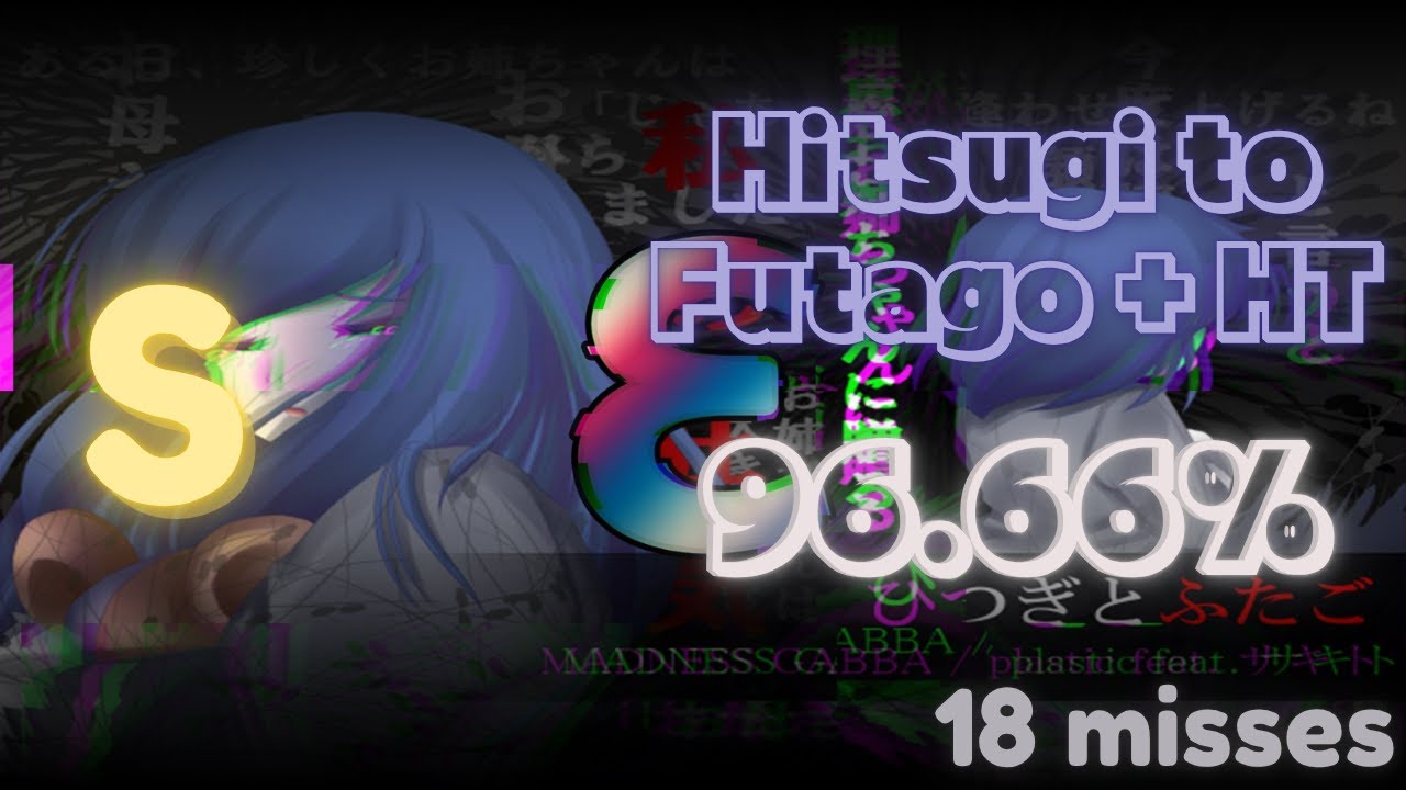 Hitsugi to Futago +HT S RANK 96.66% | Osu!Mania WE ARE SOOO BACK - YouTube