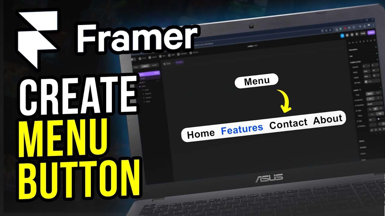 How to Create a Menu Button in Framer (Quick 2025 Tutorial) - YouTube