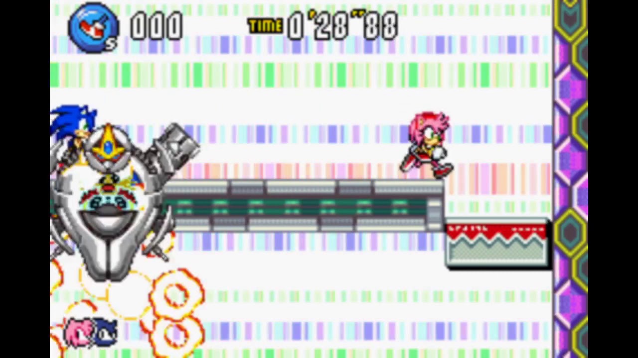 Sonic Advance 3 - Cyber Track Boss: 47"73 (Amy + Sonic) (Speed Run ...