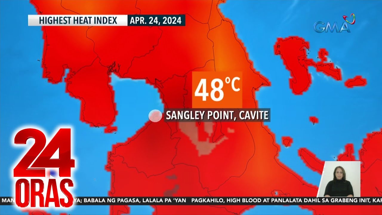 48°C na heat index, naitala sa Sangley Point, Cavite; mahigit 30 lugar ...