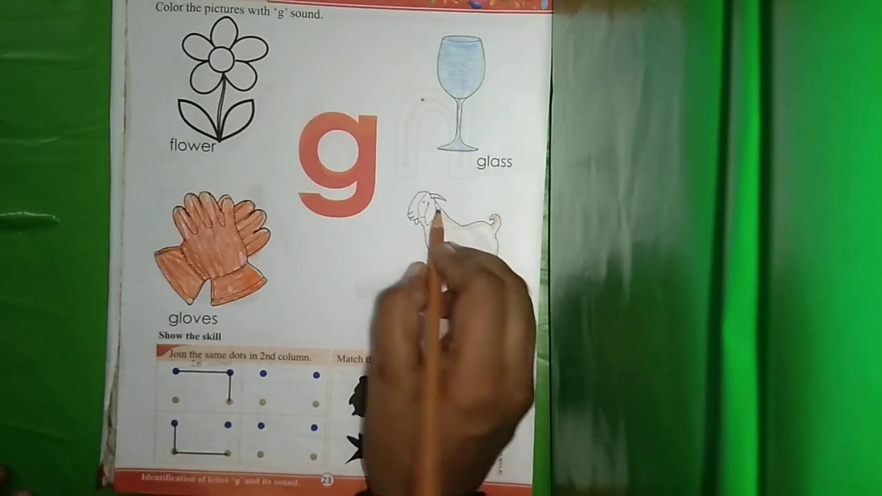 English Class NJ Small Latter "g" Topic Pictures,Reading/Colouring ...