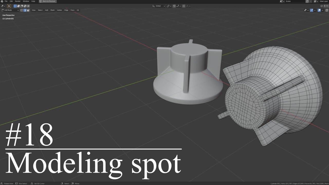 Modeling spot #18 | Blender 2.83.2 - YouTube