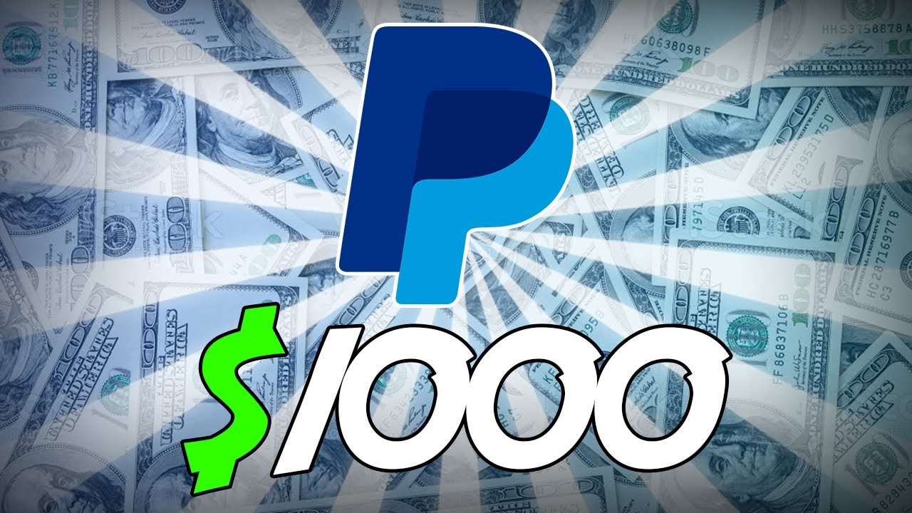 How To Make $1000 PAYPAL Money Fast! (Make Money Online) - YouTube