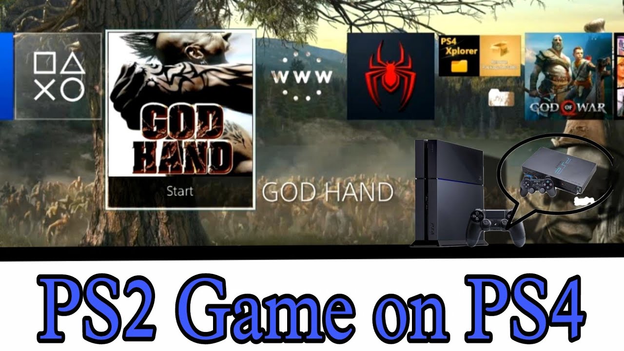 PS2 Game on PS4 ALL jailbreak FW PS4 - YouTube