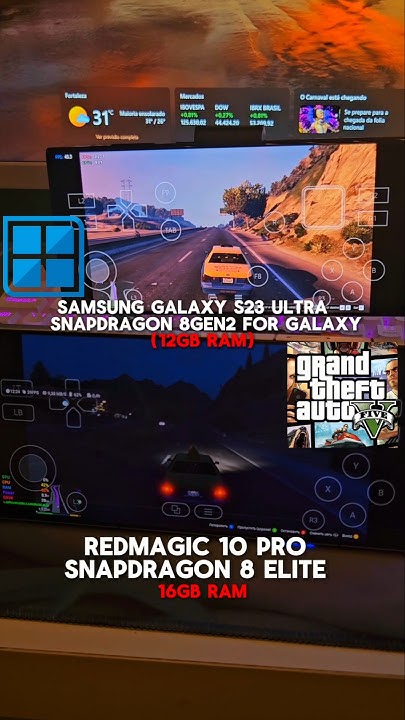 Snapdragon 8Elite Vs Snapdragon 8gen2 For Galaxy Gta 5 Winlator | Redmagic 10 pro & S23 Ultra ...
