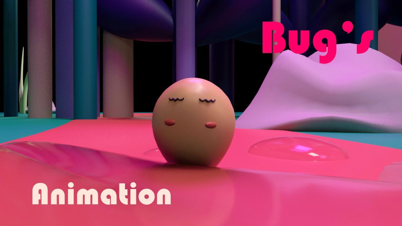 모션디자인 기말과제 Bug's ( 2d+3d ) - YouTube