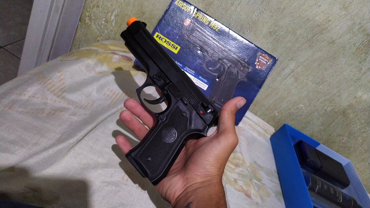 Unboxing Airsoft M92 spring (Beretta) - YouTube