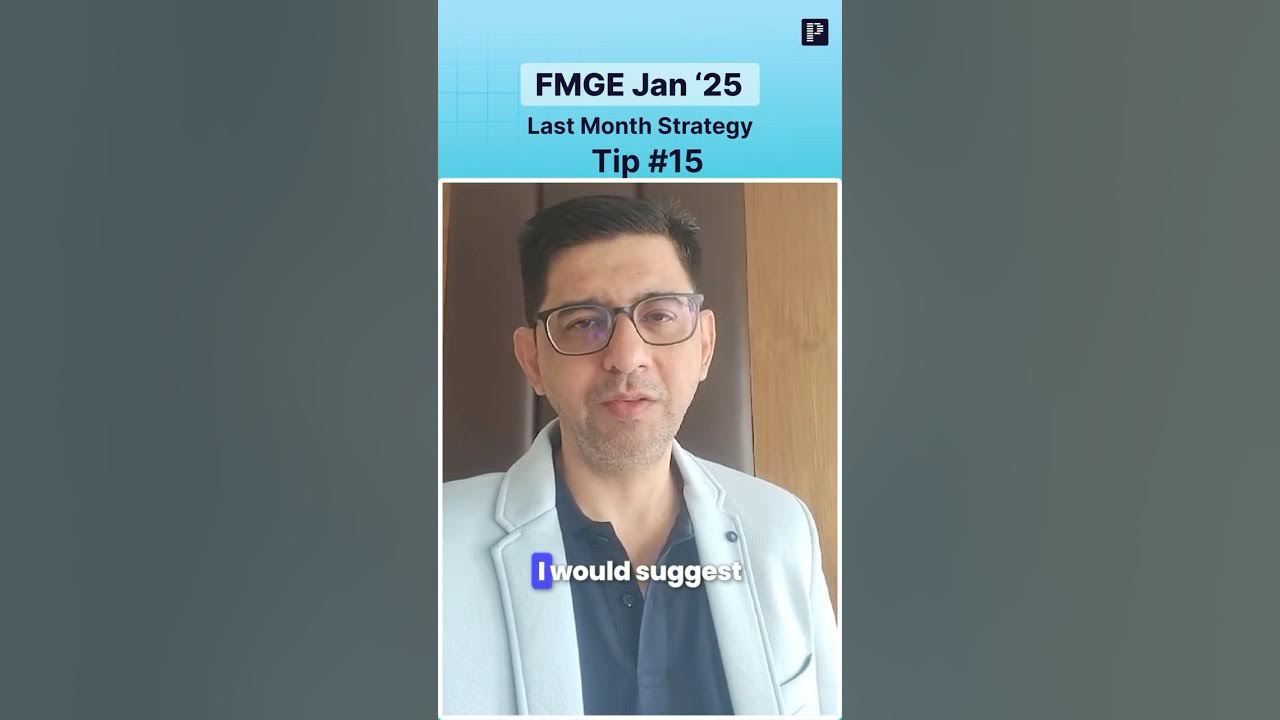 Crack the FMGE with These Proven Tips! #3 - YouTube