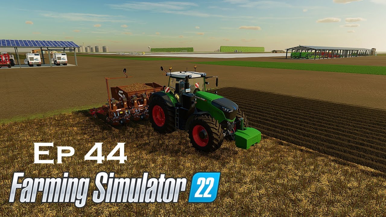 farming Simulator 22 fs22 timelapse big fields map Ep #44 mega farm ...
