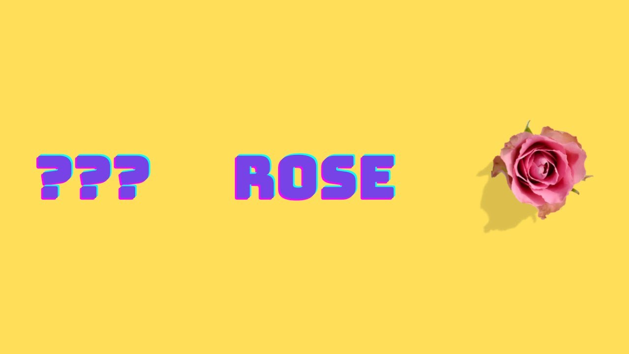 English | Homographs | Rose - YouTube