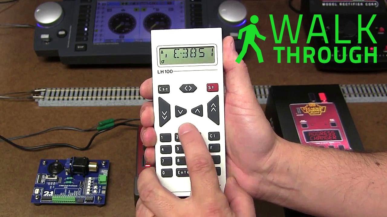 Broadway Limited Address changer 1020 Simple programming of DCC Addresses - YouTube