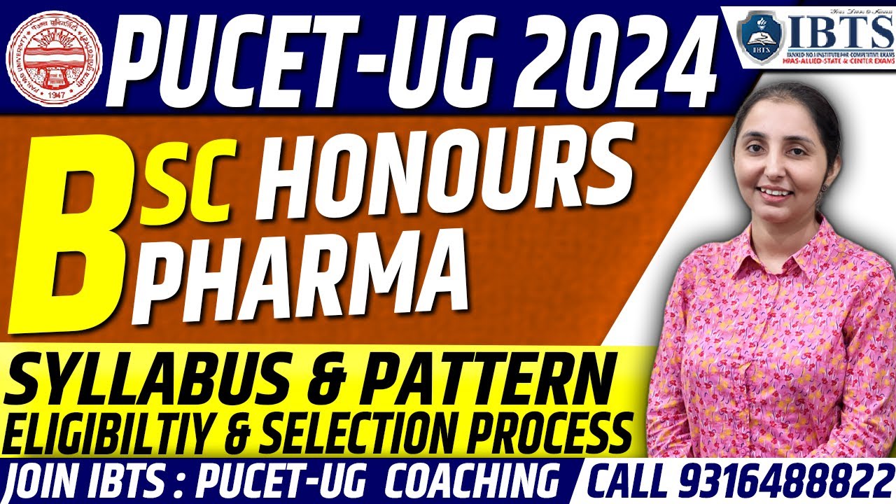PU CET (UG) 2024 | B.Sc Hons & B.Pharma | Syllabus | Pattern ...
