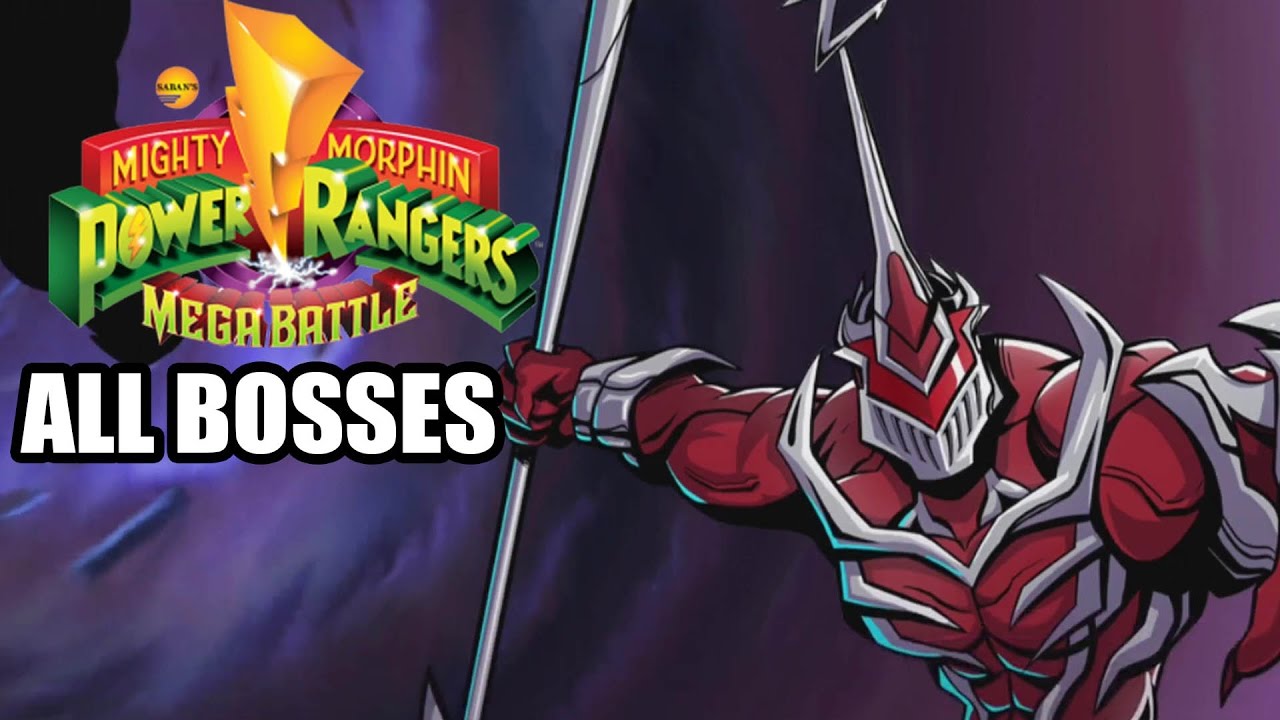 Mighty Morphin Power Rangers: Mega Battle - All Bosses - YouTube