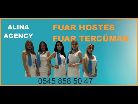 Fuar hostes ve tercüman |Alina Agency |