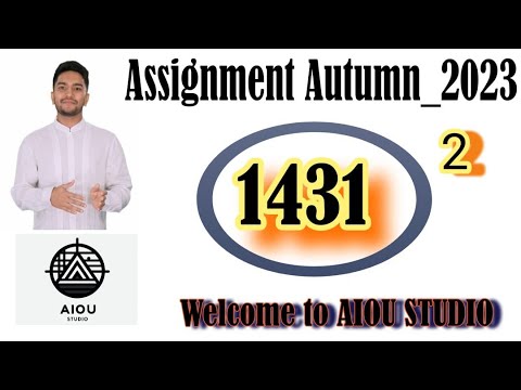 aiou solved assignment code 1431 autumn 2023 | 1431assignment | aiou solved assignment - YouTube