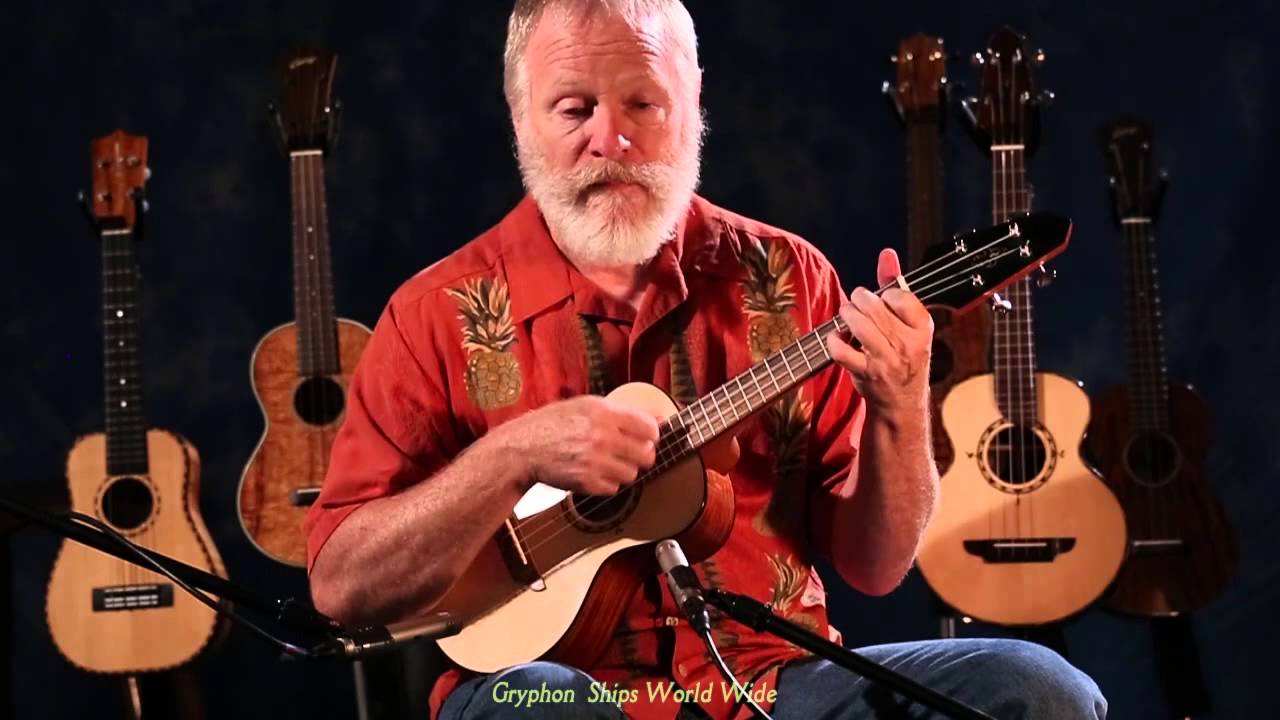 Rick Turner Compass Rose Ukulele Style B Adirondack/Cedar demo by Tom ...
