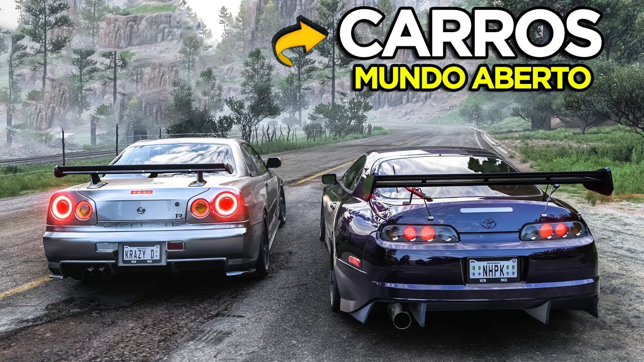 Os 10 melhores jogos de carros do MUNDO ABERTO, como Forza Horizon para ...