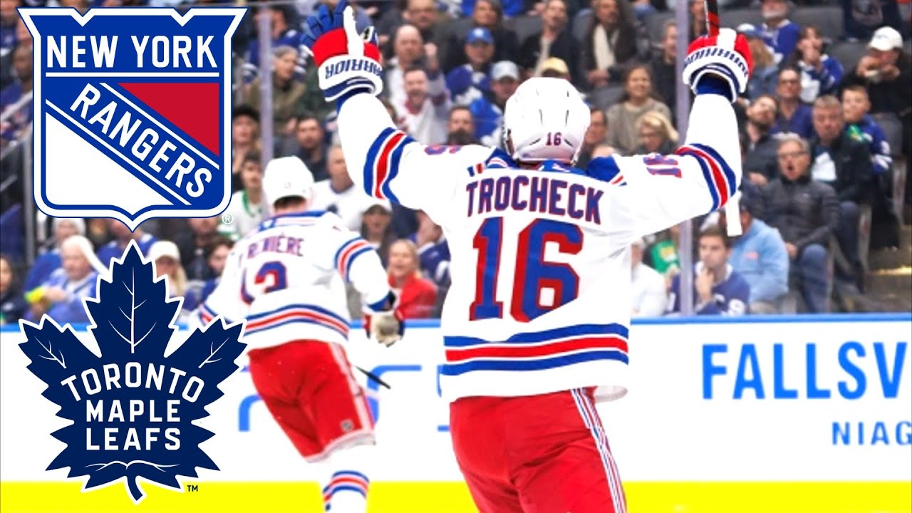 Toronto Maple Leafs VS New York Rangers OCT 19 24 - YouTube