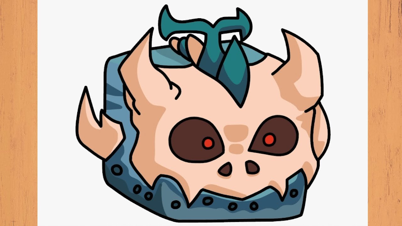 Como dibujar a T-REX Roblox Blox Fruits - Como desenhar a fruta T-Rex ...