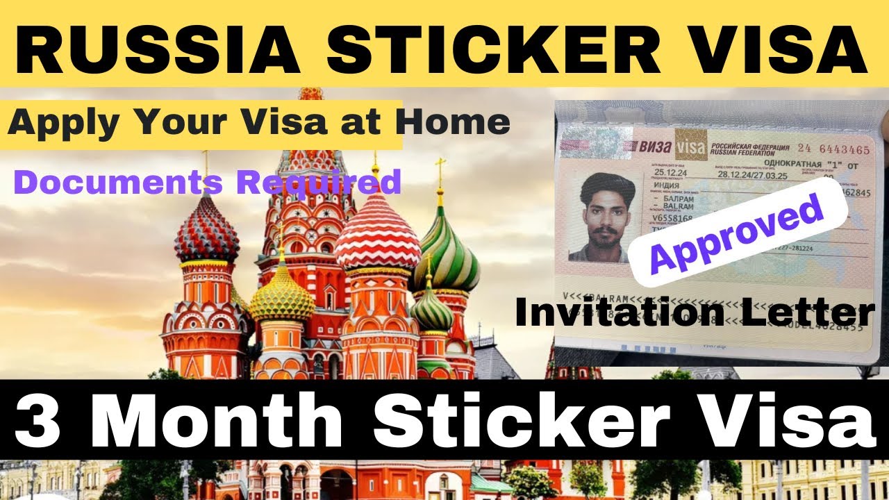 Russia Sticker Visa | How to Apply Russia Tourist Sticker Visa from ...