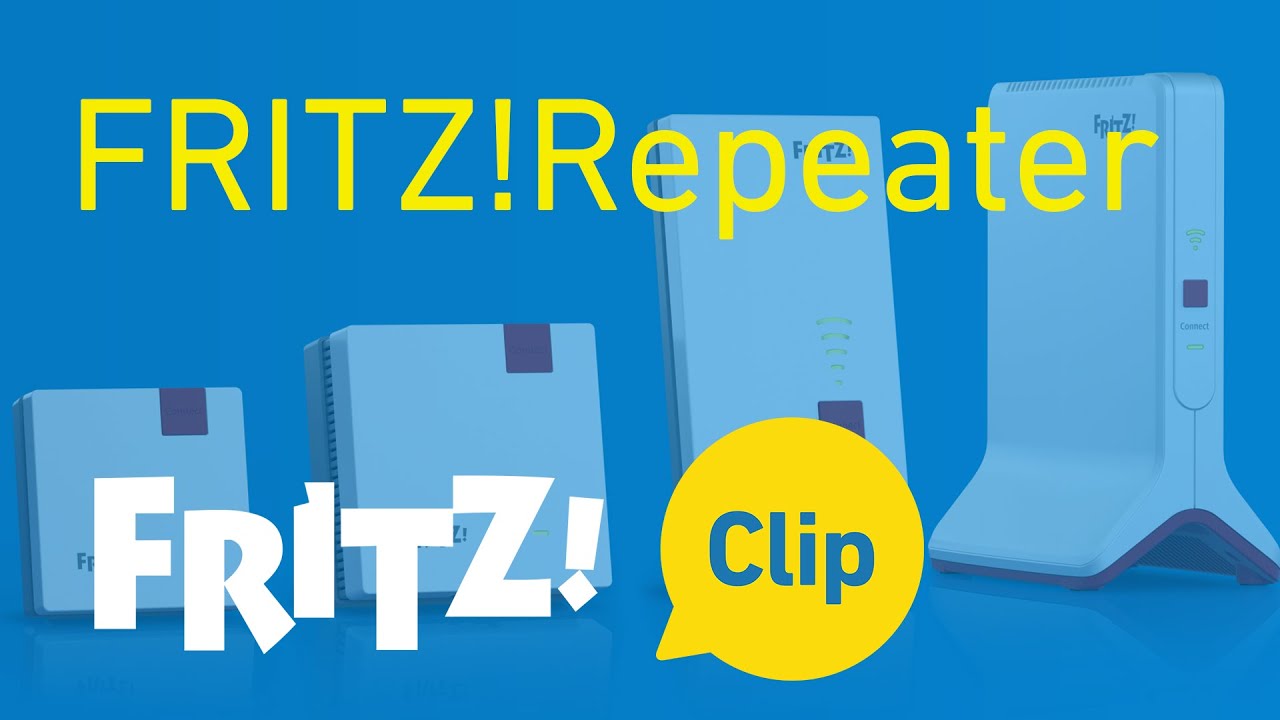 FRITZ! Clip: The new FRITZ!Repeater generation - YouTube