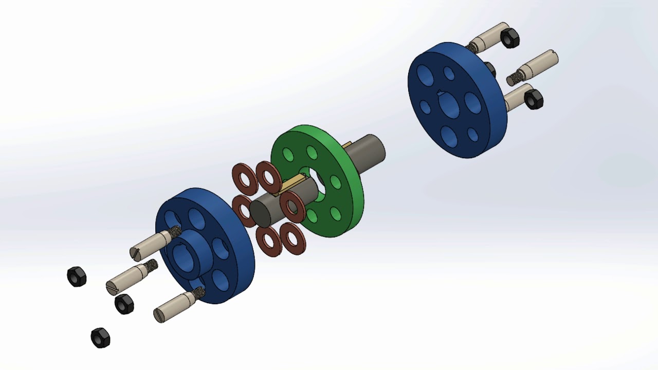 Fab Disc Flexible Coupling Assembly [Exploded View] - YouTube