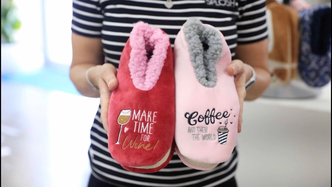 Introducing... SnuggUps! Our snuggly little slippers - YouTube