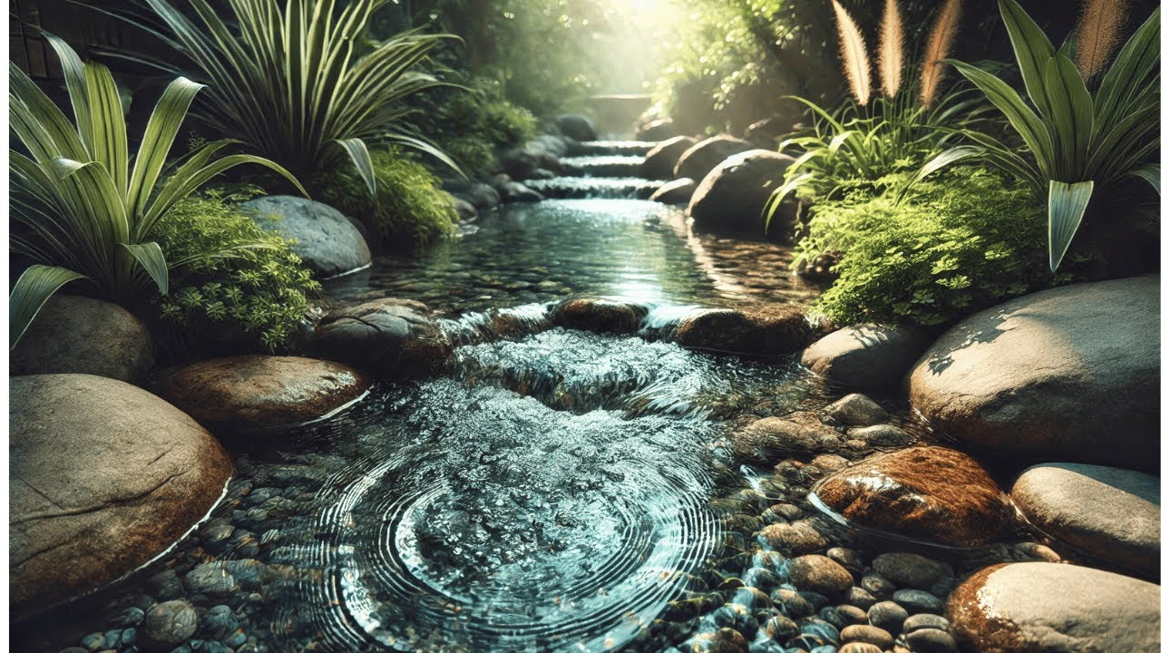 6 hours Sound of running water to sleep, relax and study - YouTube