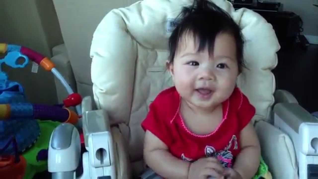 Baby Carly Laughs at Mommy's Cough - YouTube
