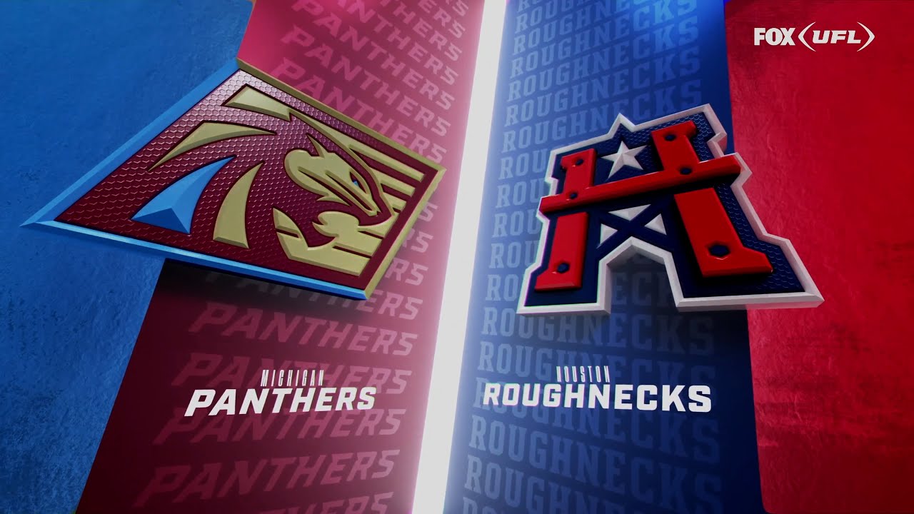 UFL 2024 - Week 9, Game 4 - Michigan Panthers at Houston Roughnecks ...
