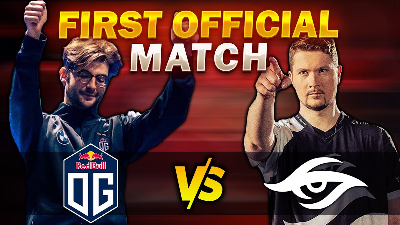 NEW OG VS NEW SECRET FIRST OFFICIAL MATCH - YouTube