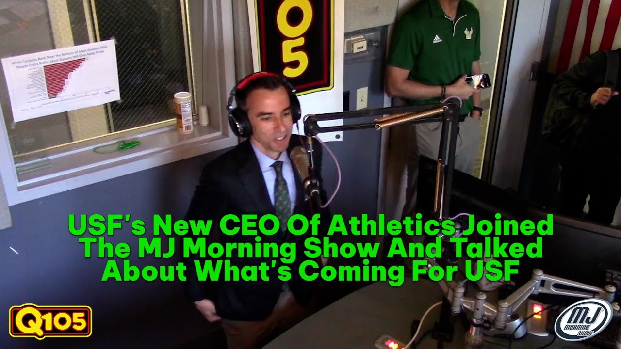 Rob Higgins, USF's CEO Of Athletics Visited MJ And Talked About What's ...