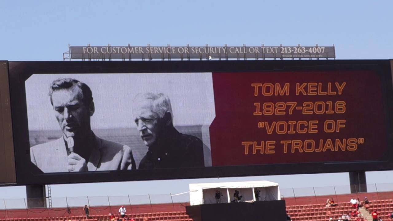 trojancandy.com: See USC's Tribute to Tom Kelly - YouTube