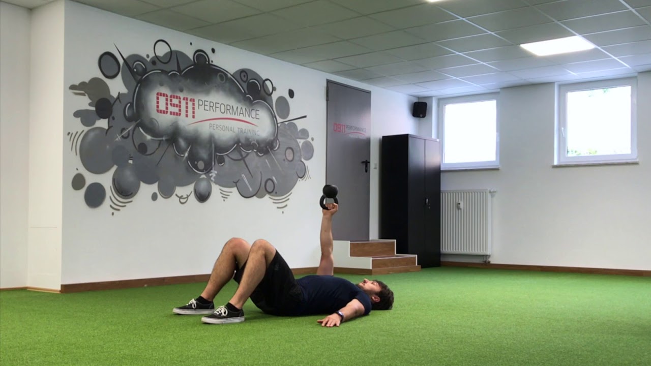 Arm Bar - Iso Hold - Supine - KB-Bottom Up - YouTube