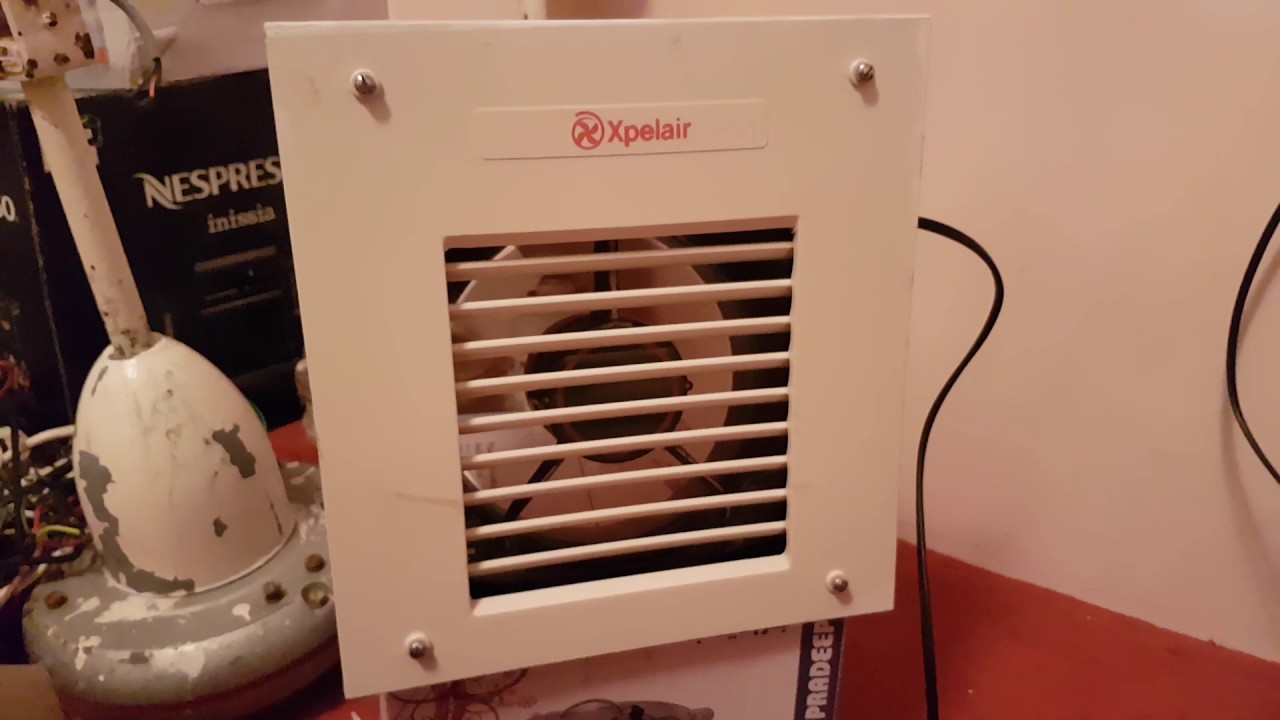 1972 Xpelair WX6 (1985) missing the outer grille - YouTube