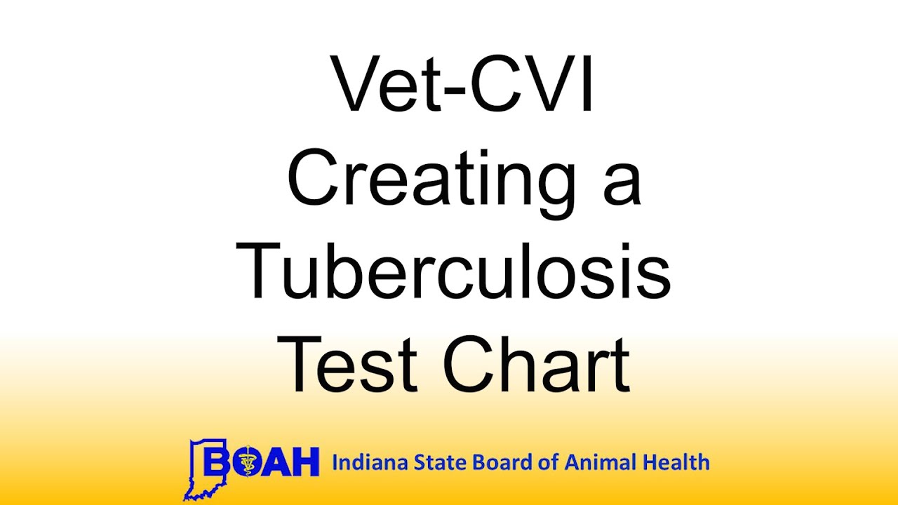 VET-CVI: Creating a tuberculosis test chart - YouTube