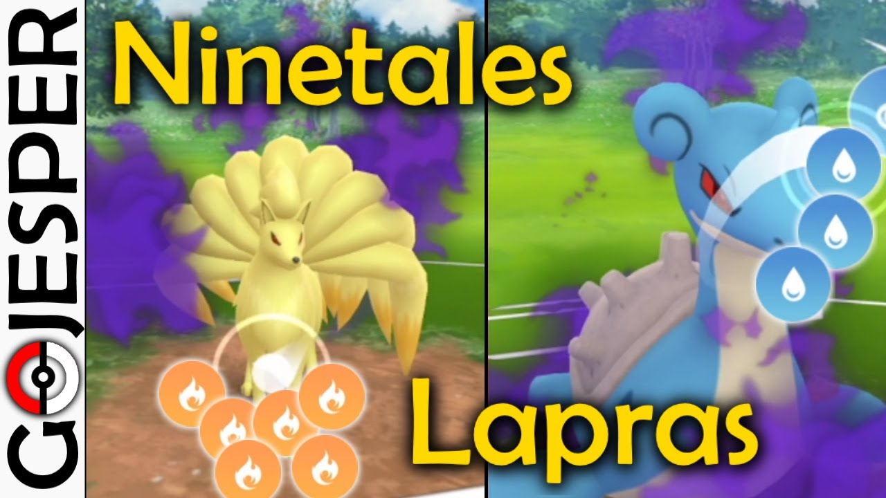 Shadow Ninetales og Lapras!! Kanto Cup PvP (Dansk Pokémon GO) - YouTube