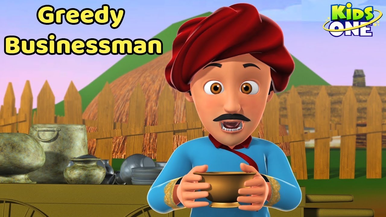 Greedy Businessman Story | English Moral Stories for Kids | KidsOne ...