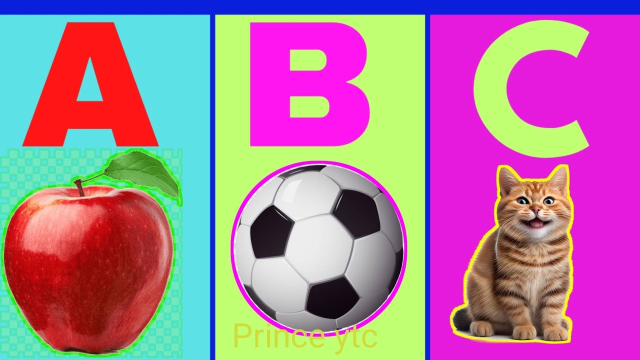 alphabet letter । abcdef ।। full alphabet with pictures of sound ...