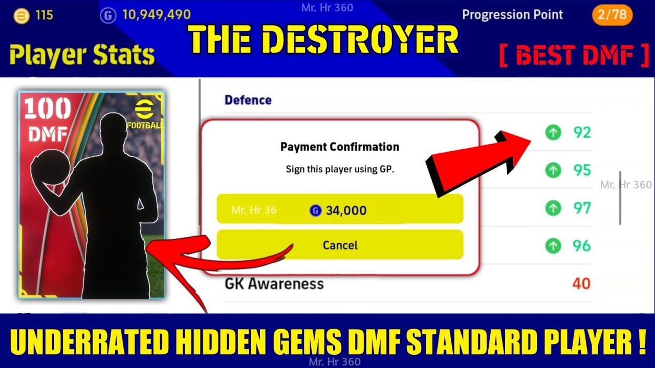 34000 GP Only! The Destroyer Underrated DMF Standard Player In ...