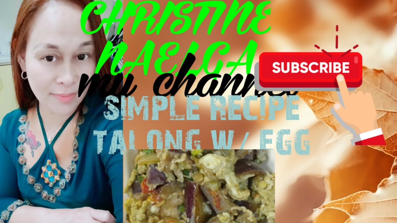 simple recipe talong w/ egg - YouTube