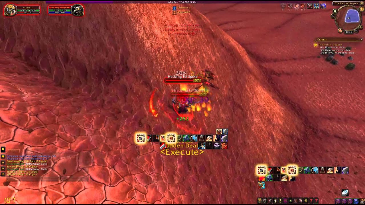 World of Warcraft Quest: The Path Of Anguish - YouTube