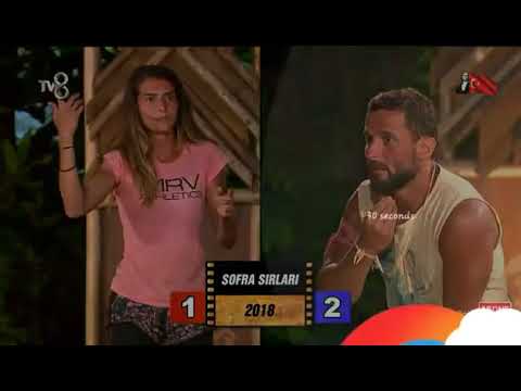 Turabi Ademe öpücük inanılmazdı Survivor 2018
