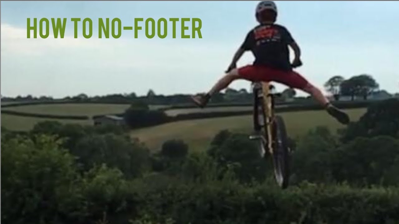 How to No-footer on a MTB - YouTube