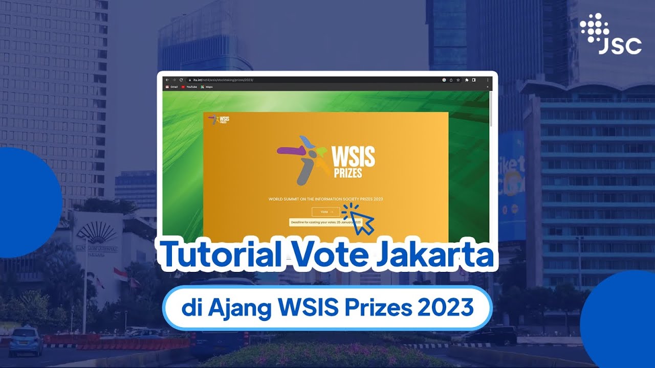 Tutorial Vote Jakarta di Ajang WSIS Prizes 2023 - YouTube