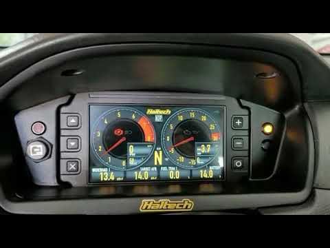 Haltech IC7 Display on 2003 Evolution 8 - YouTube